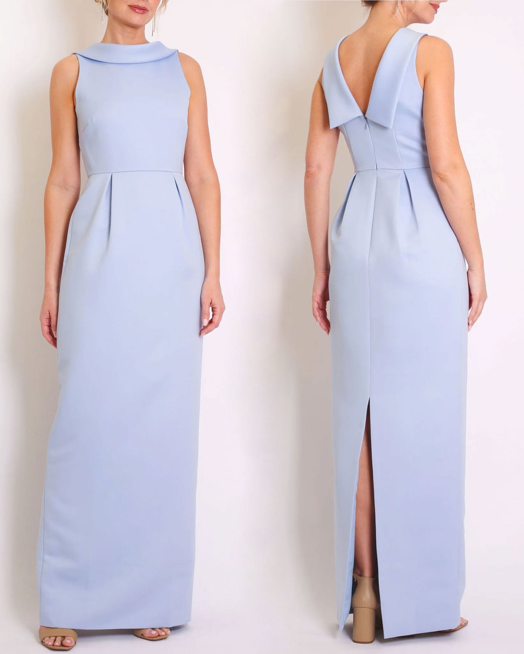 The Amelia Gown in Matte Satin – Camilyn Beth